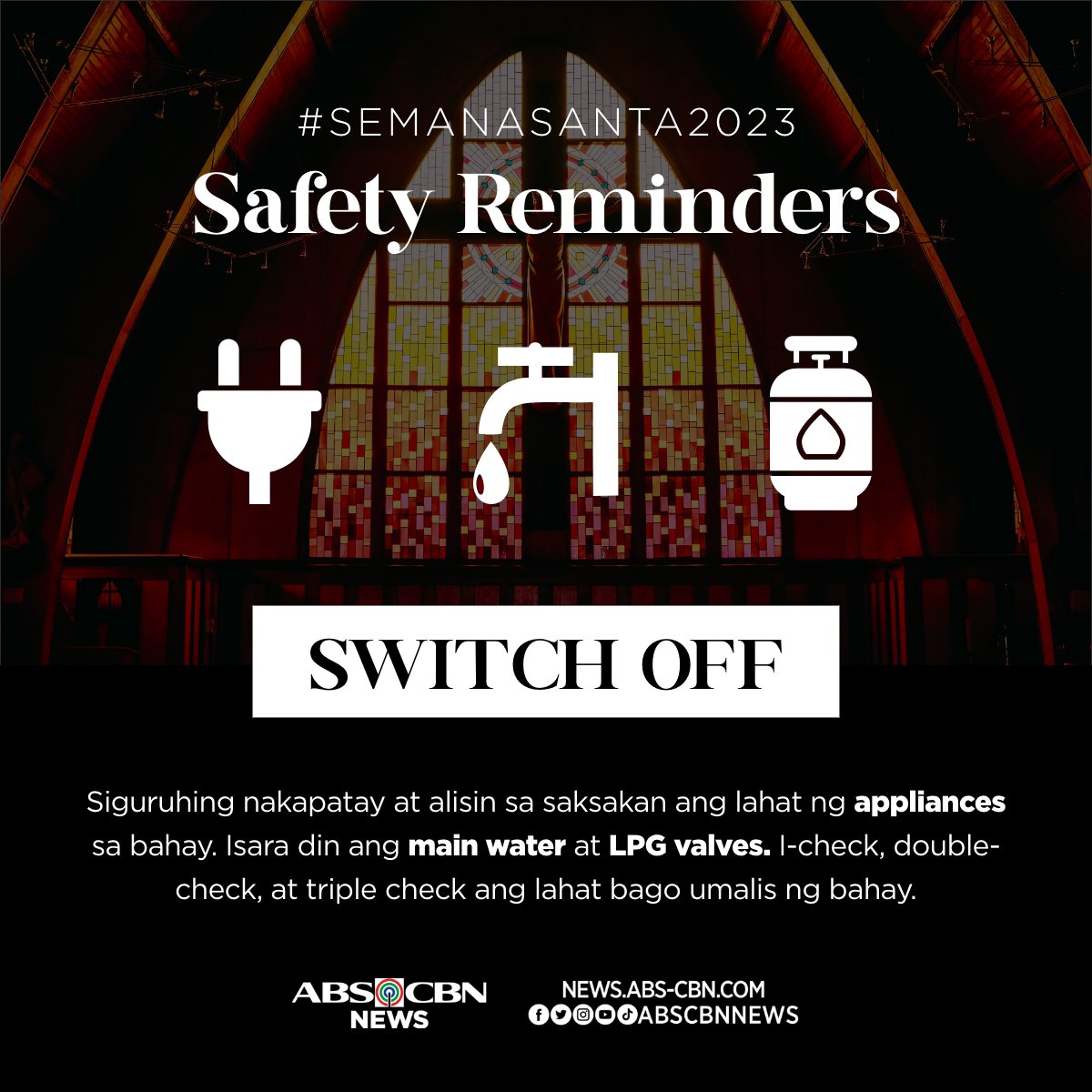 ABS-CBN News Channel on Twitter: "Heads, up! Here are some safety ...