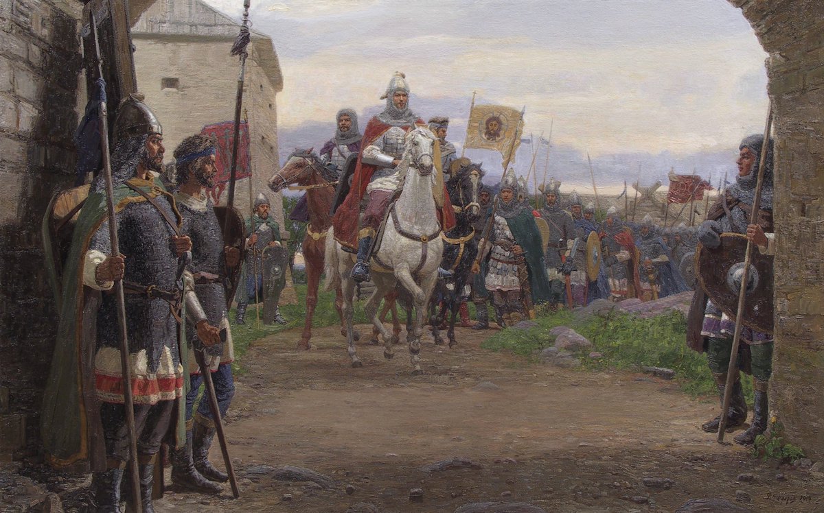 781 years ago today, the militiamen of Novgorod formed ranks on the ...