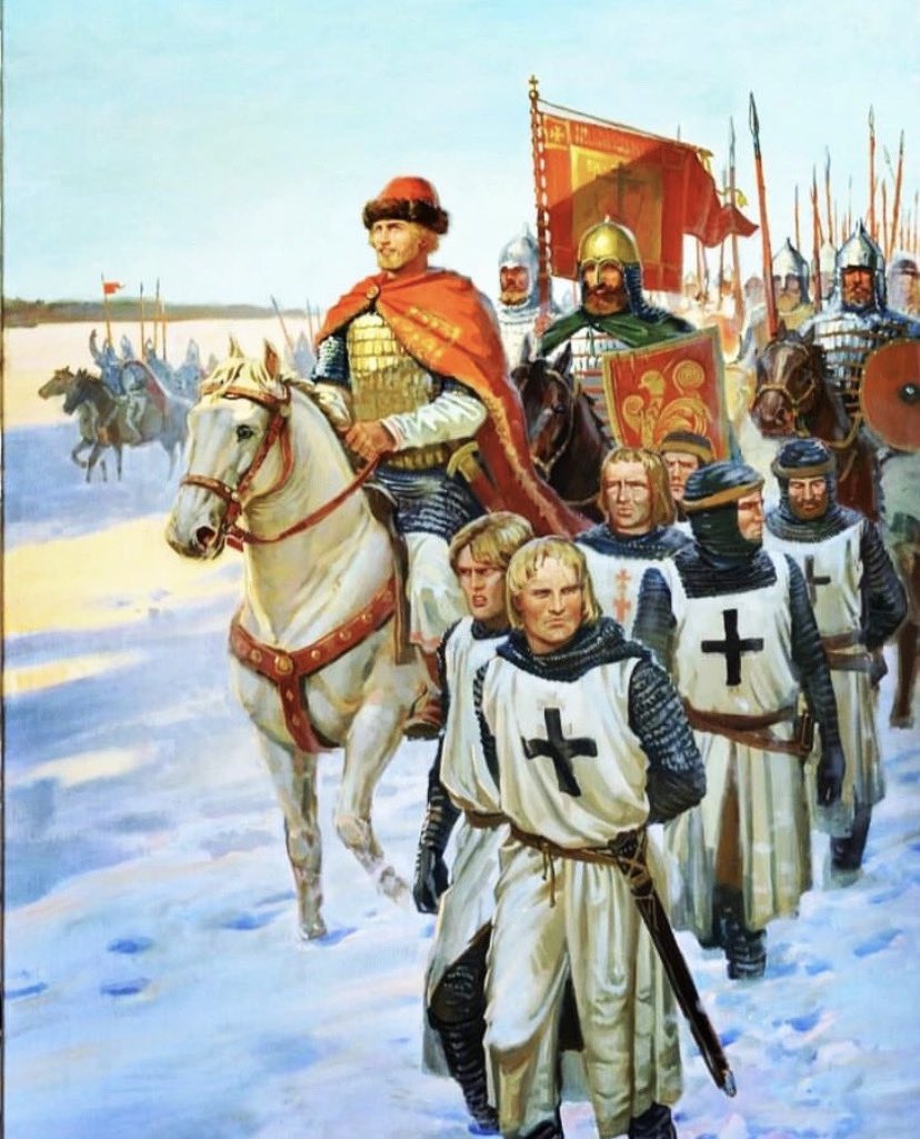 781 years ago today, the militiamen of Novgorod formed ranks on the ...