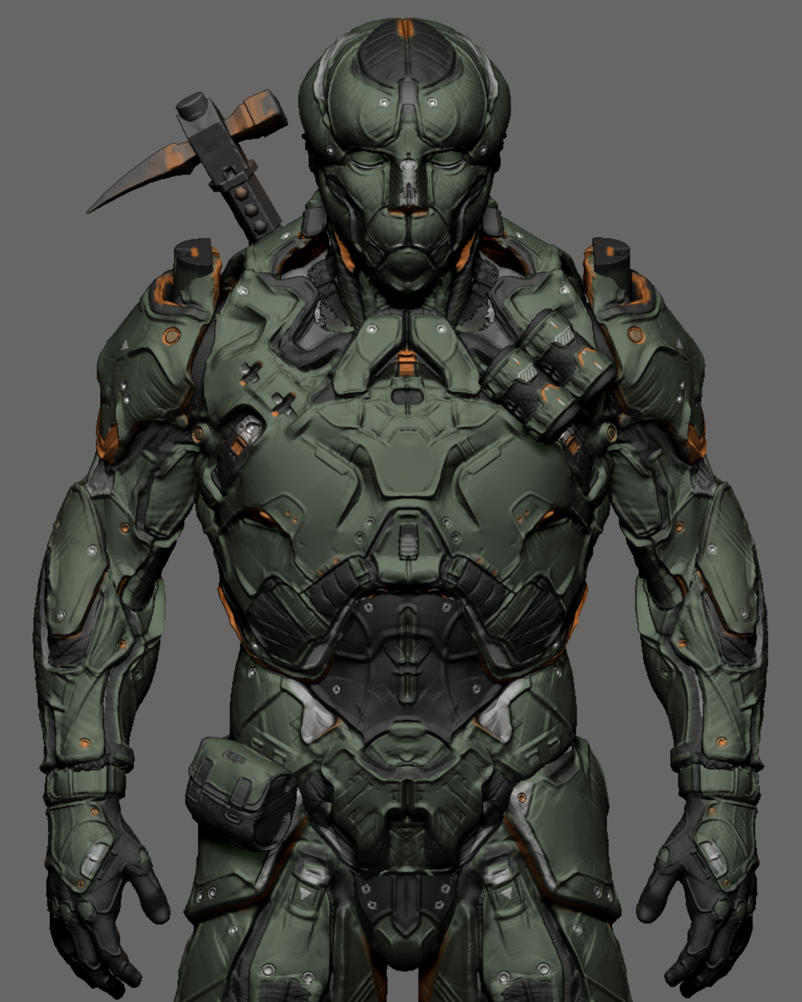 Sci Fi Military Armor