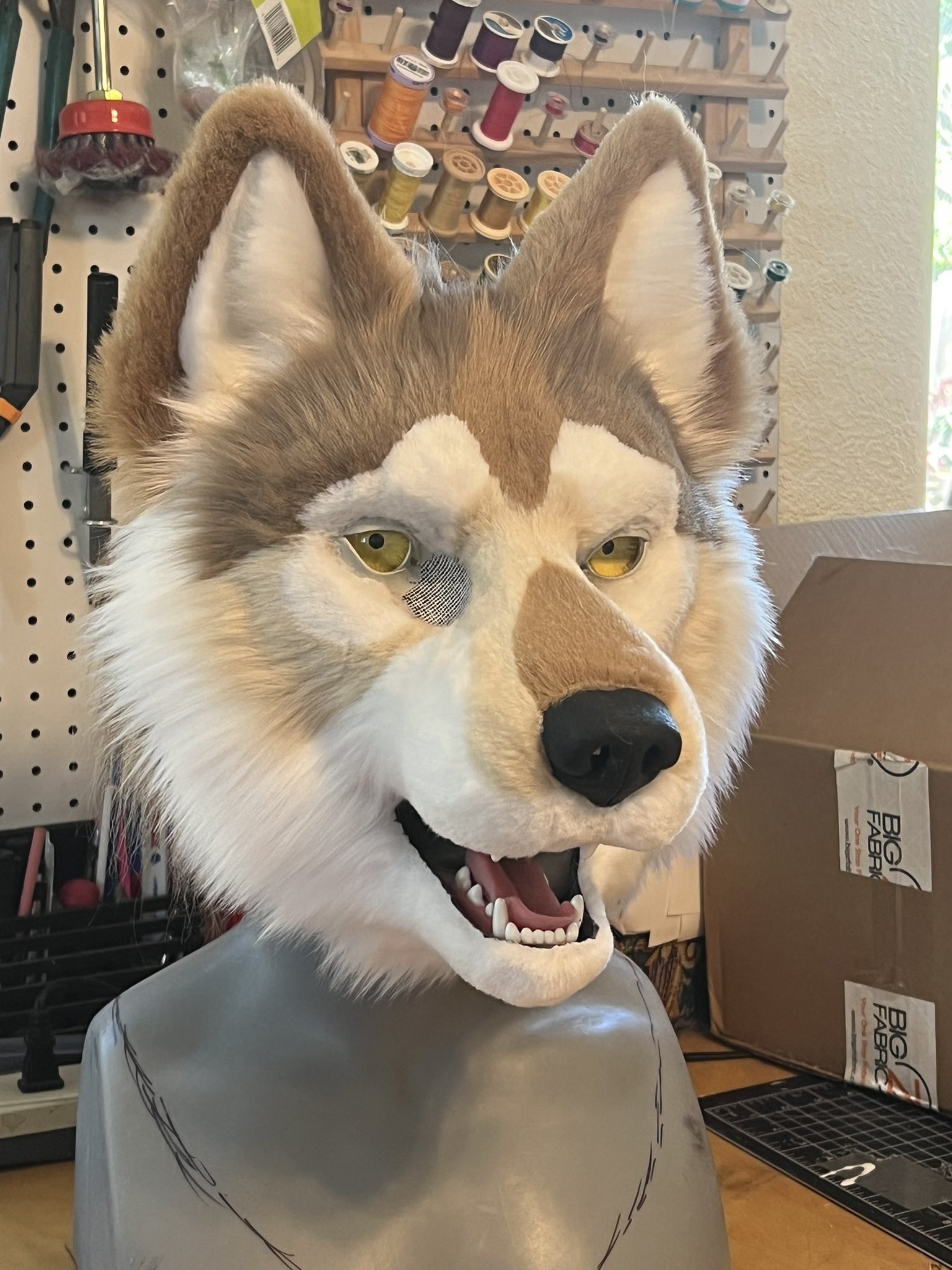 Realistic Wolf Fursuit