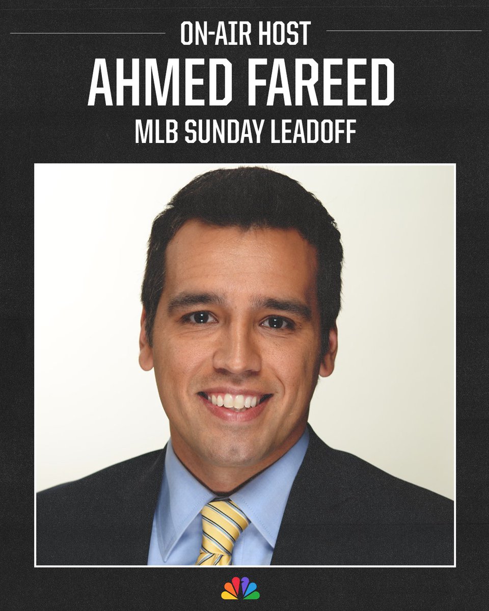 NBC Sports on Twitter: "Brendan Burke joins Ahmed Fareed this season for #MLBSundayLeadoff! ⚾️ ...