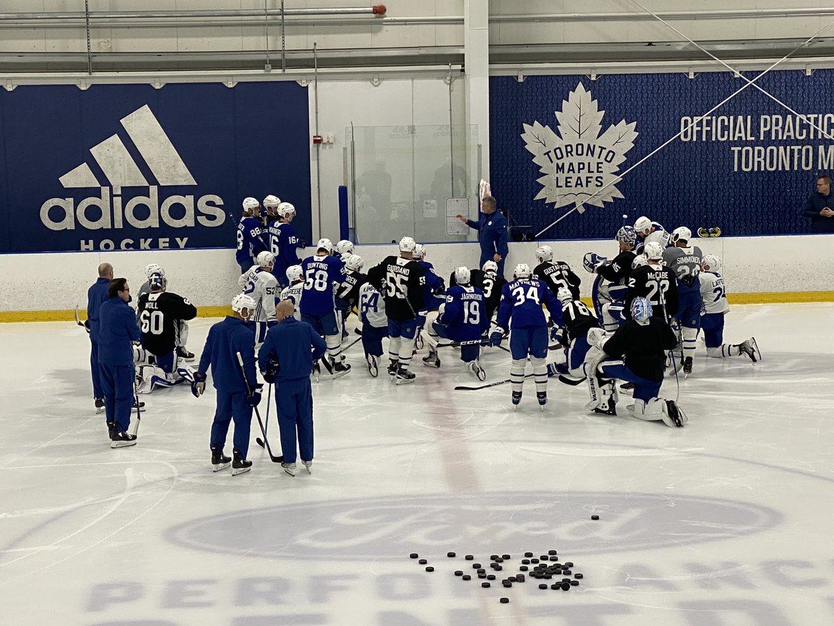 Mark Masters on Twitter: "Leafs lines at practice Bunting - Matthews - Jarnkrok Nylander ...