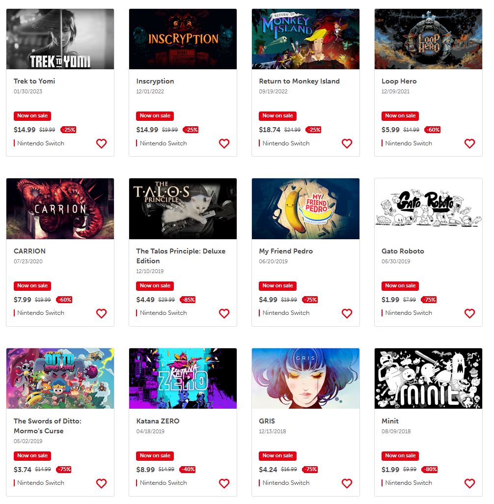 Descuentos históricos en la eShop de Nintendo Switch con la nueva ...