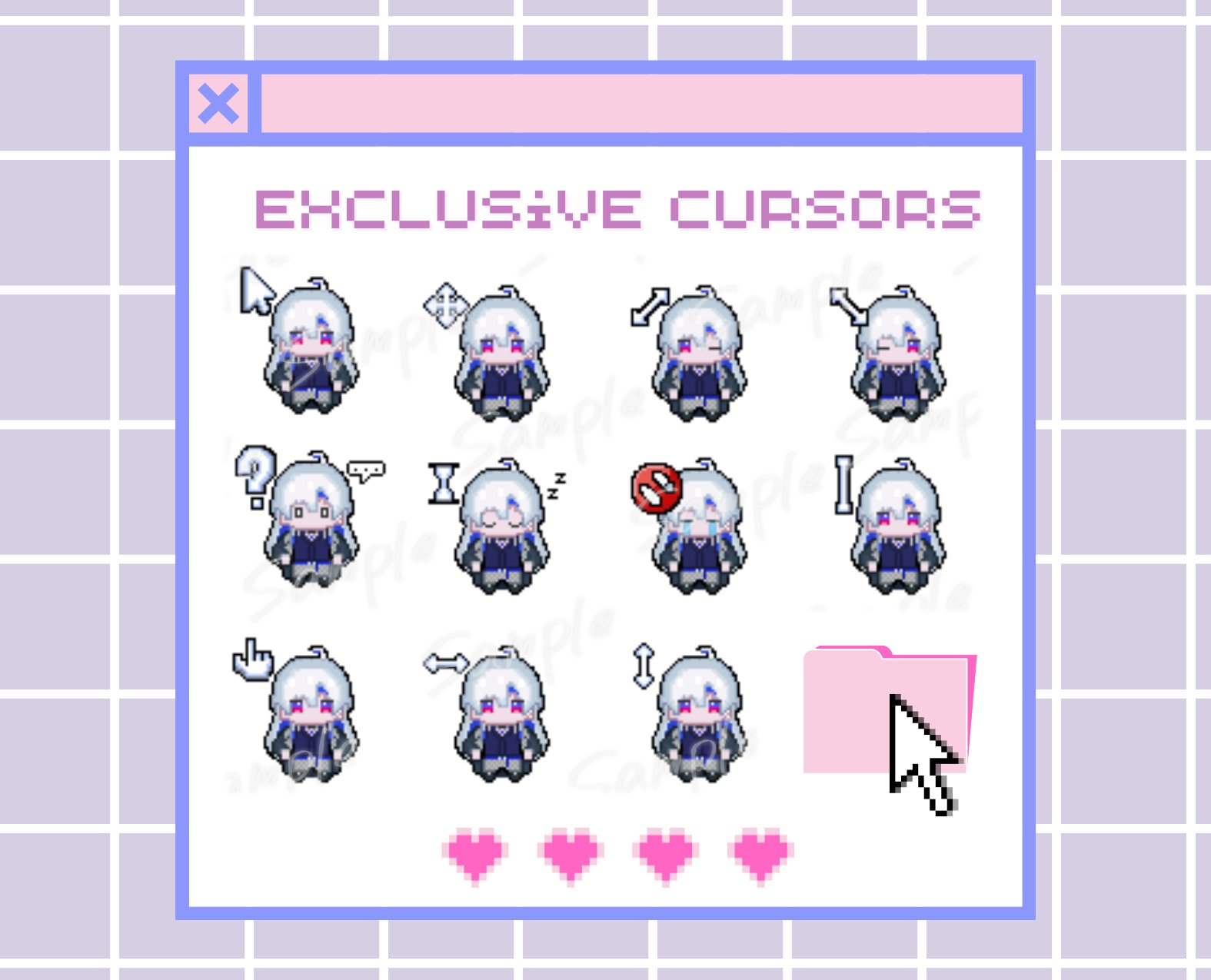 Room Number 「Vtuber Group」 on Twitter: "ตัวอย่างของแถม Exclusive Cursors (Zoe) https://t.co ...