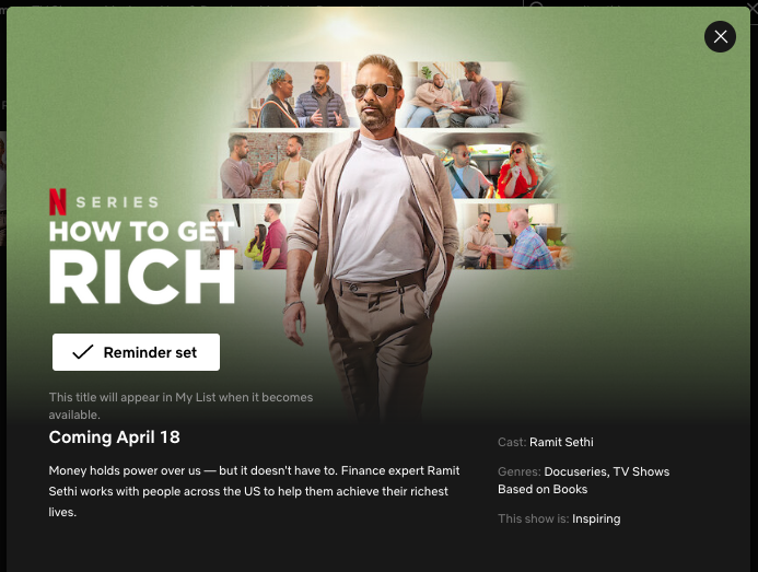 How To Get Rich Tv Show 60 Photos - Moonagedaydream.film