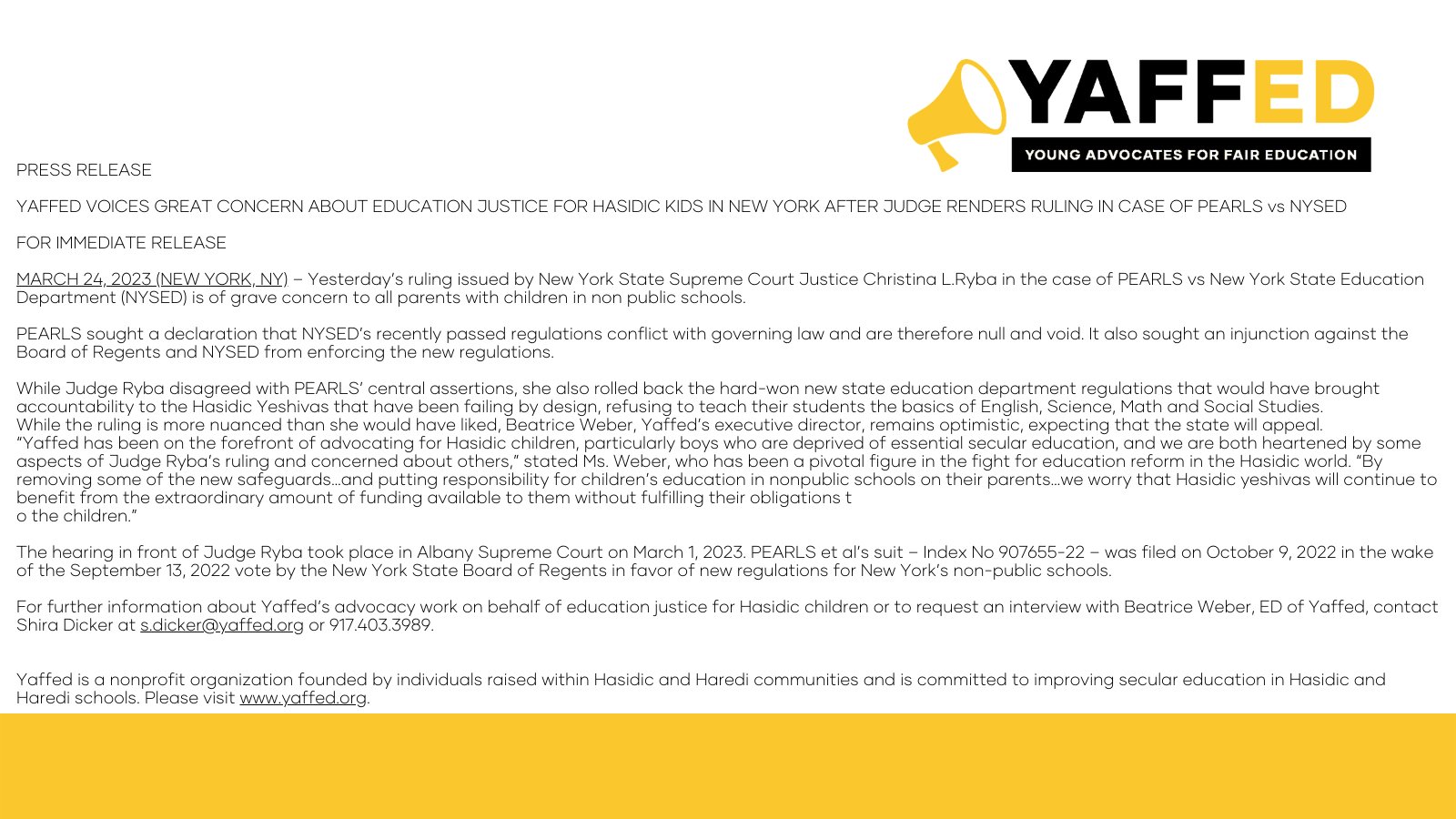 YAFFED (@yaffedorg) / Twitter