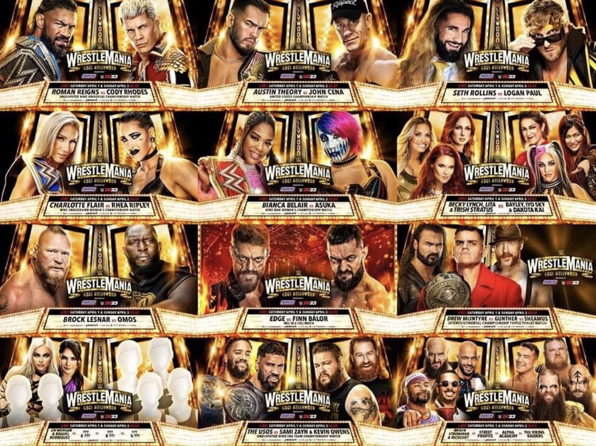 Wwe Releases Complete Wrestlemania Week Schedule Wrestling News Wwe