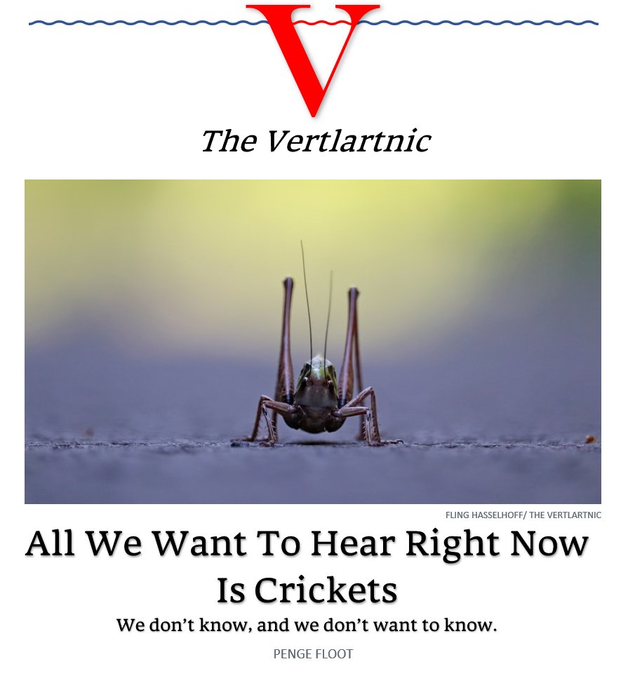 I Hear Crickets Meme