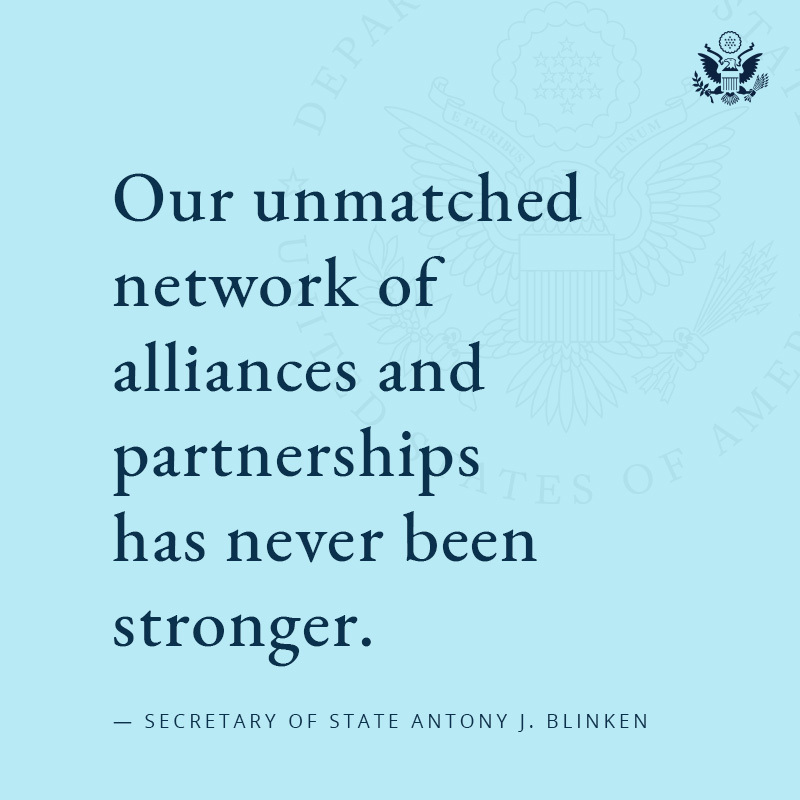 Department Of State On Twitter Secblinken Were Expanding Our