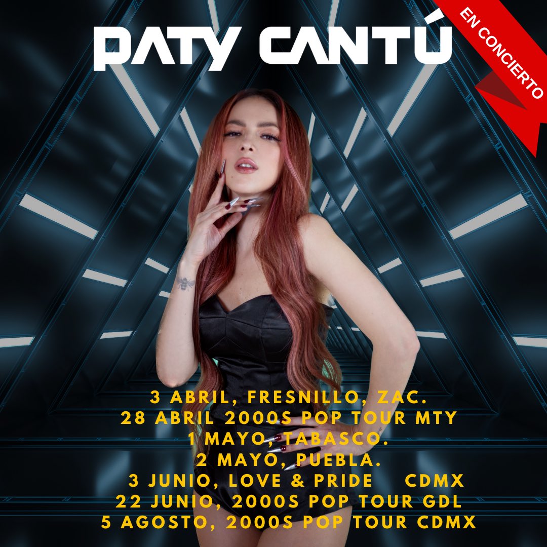 P A T Y * C A N T Ú on Twitter: "¿En qué fecha nos vemos? ¿Qué ciudades nos faltan? 💓