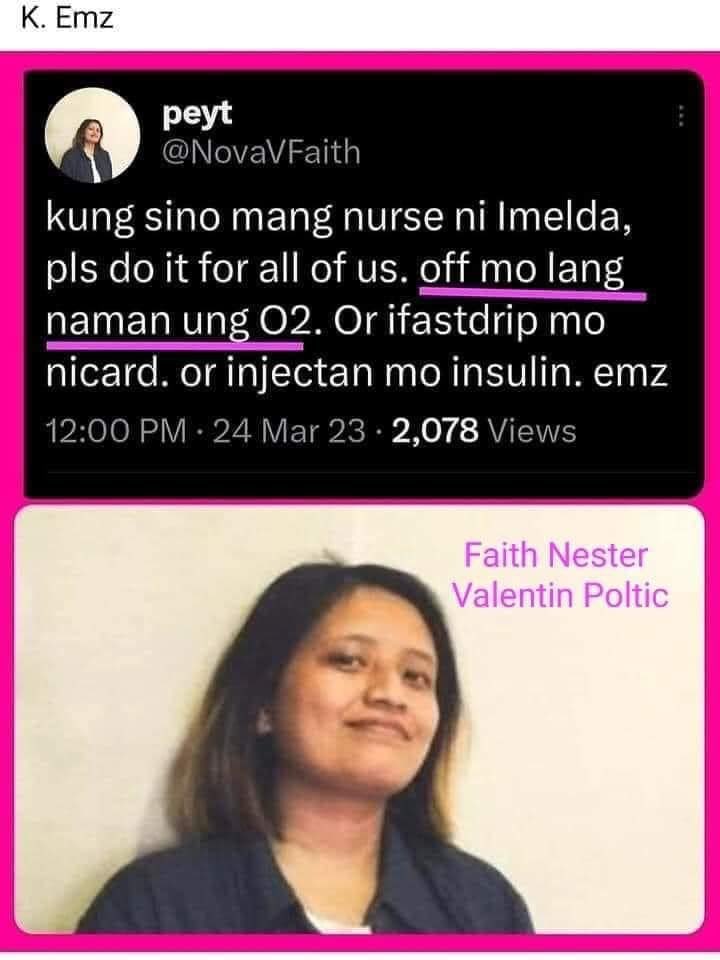 Papa J on Twitter: "Baka tinatawag naring "Hospital ng Patay" ang pinagsisilbihan ng taong ito ...