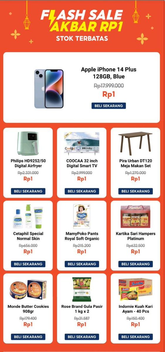 Pejuang Promo 🦸‍♂️ on Twitter: "Promo Gajian - Shopee Big Ramadan Sale [15:00-18:00] Big ...