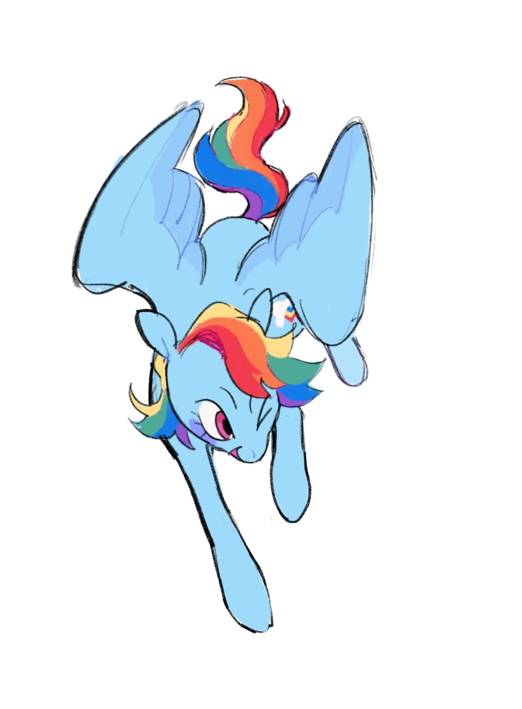 Rainbow Dash Running