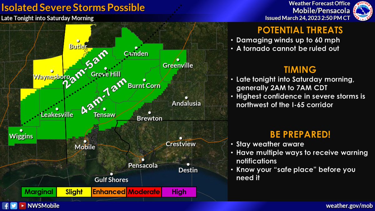 Nws Mobile On Twitter 10pm 3 24 Forecast Update There Remains