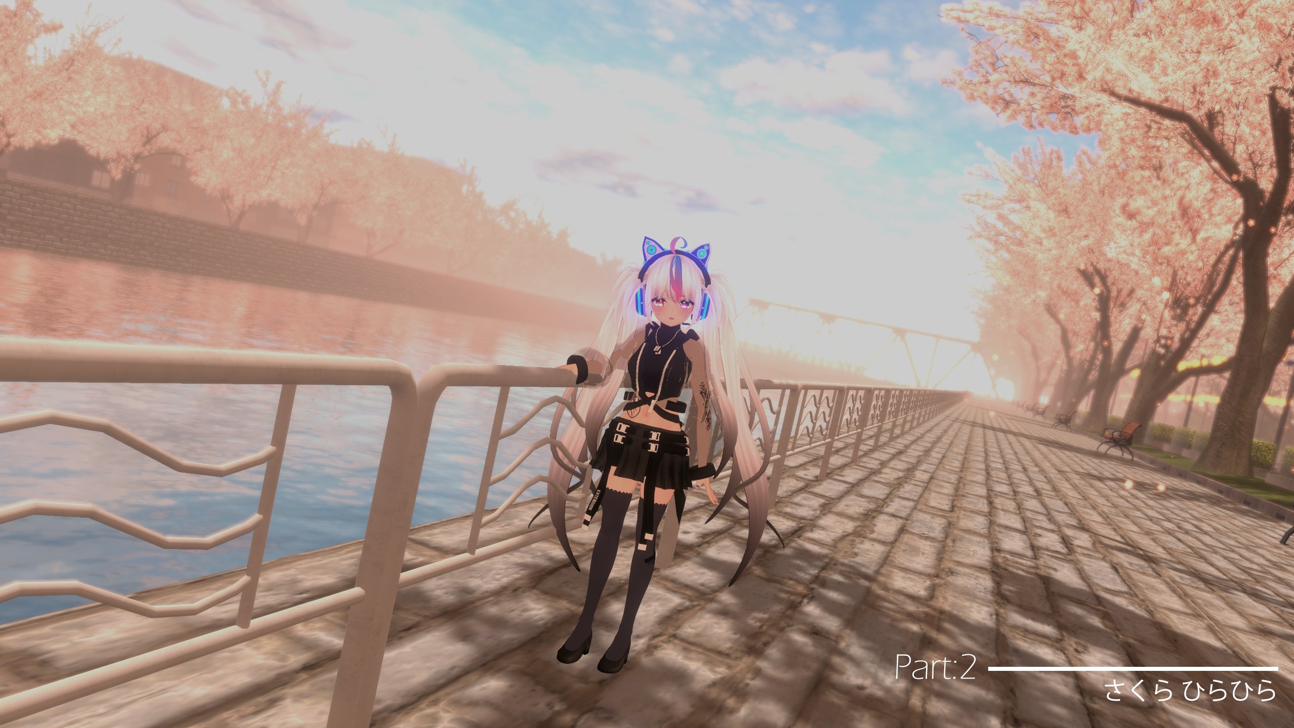 SAYOUSA:/三月七の (VRC隔離中) on Twitter: "Sakura Street. Yayoi Spring Promenade By 猫屋敷やよい #VRChatワールド ...