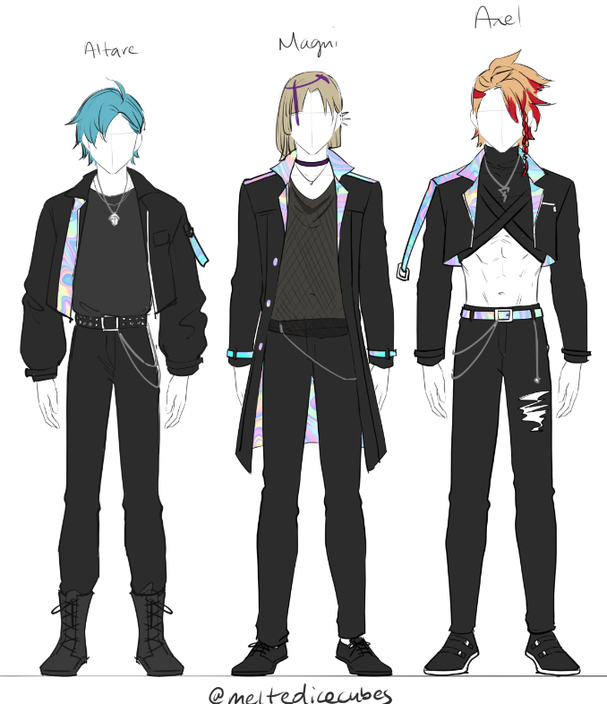 Anime Male Clothes Designs