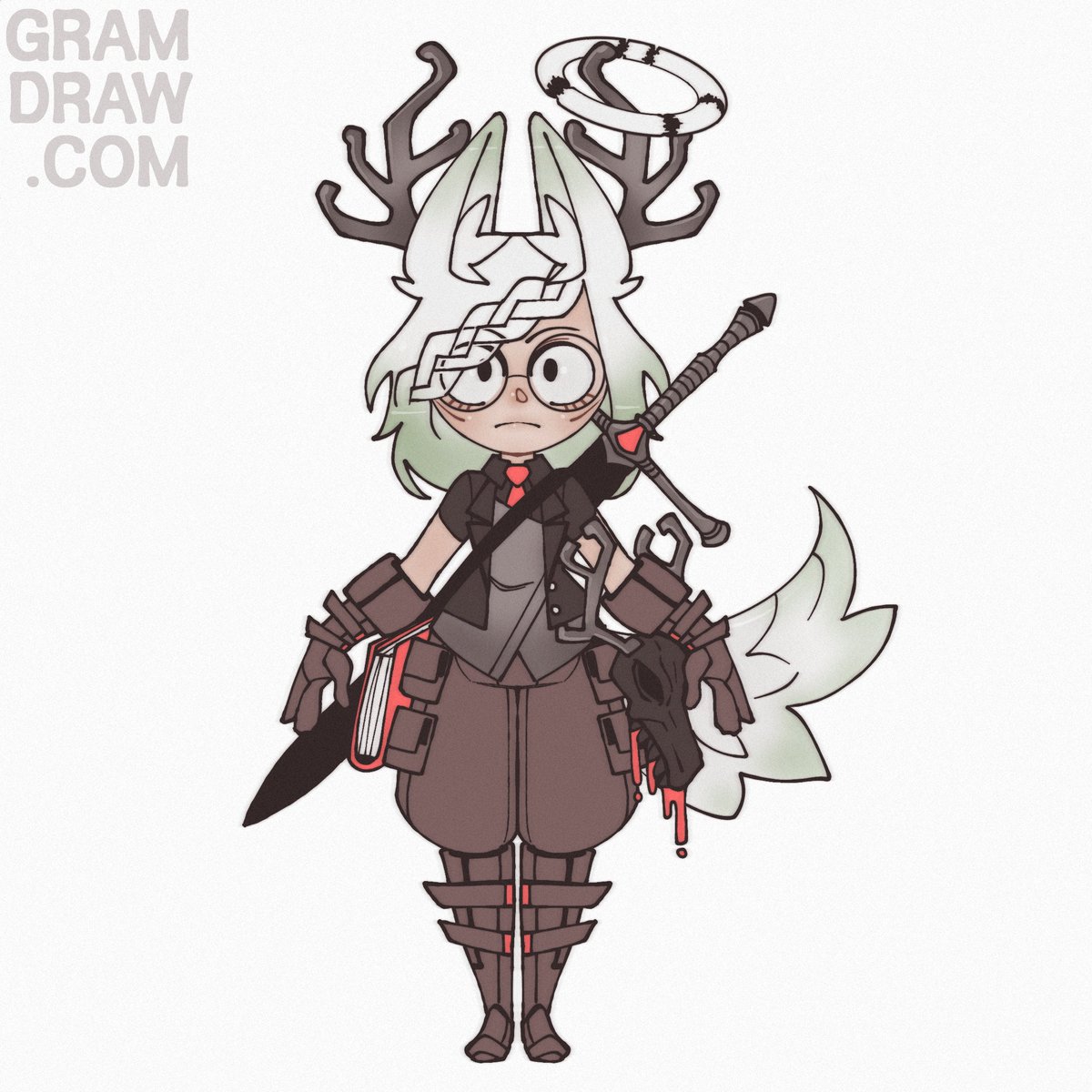 GRAM COMMS OPEN on Twitter: "RT @GramDraw: Well-equipped Wendigo for @LilliaPsychi from an ...