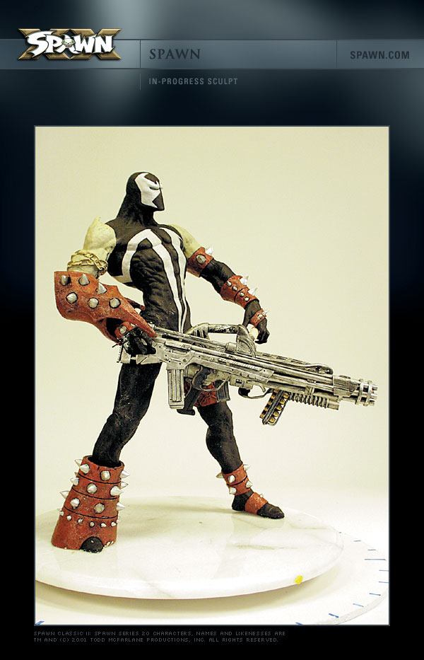 Daily Spawn Archive on Twitter: "Spawn VI Action Figure In-Progress Sculpt (2001) #Spawn"
