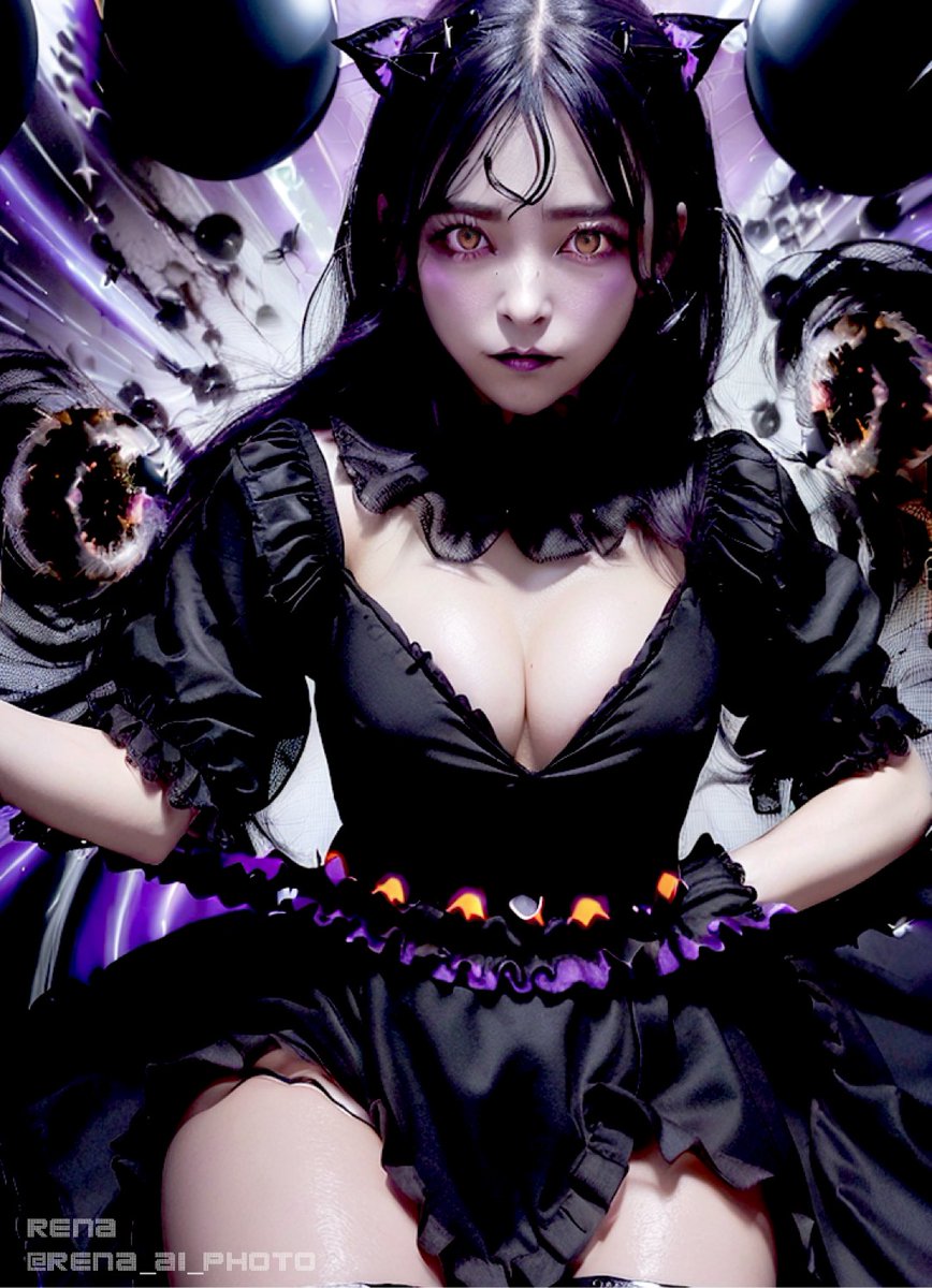 九鬼若芽｜AI美少女図鑑📚 on Twitter: "RT @rena_ai_photo: 闇の力に目覚めたAI様 darkness 九鬼若芽さん（@kukiwakame_ai ）に同調します ...