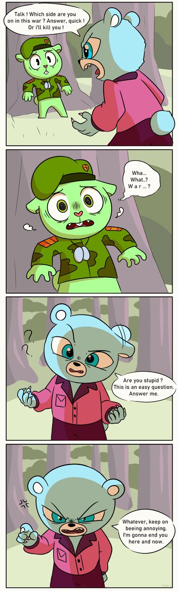 Happy Tree Friends Flippy And Flaky Comic