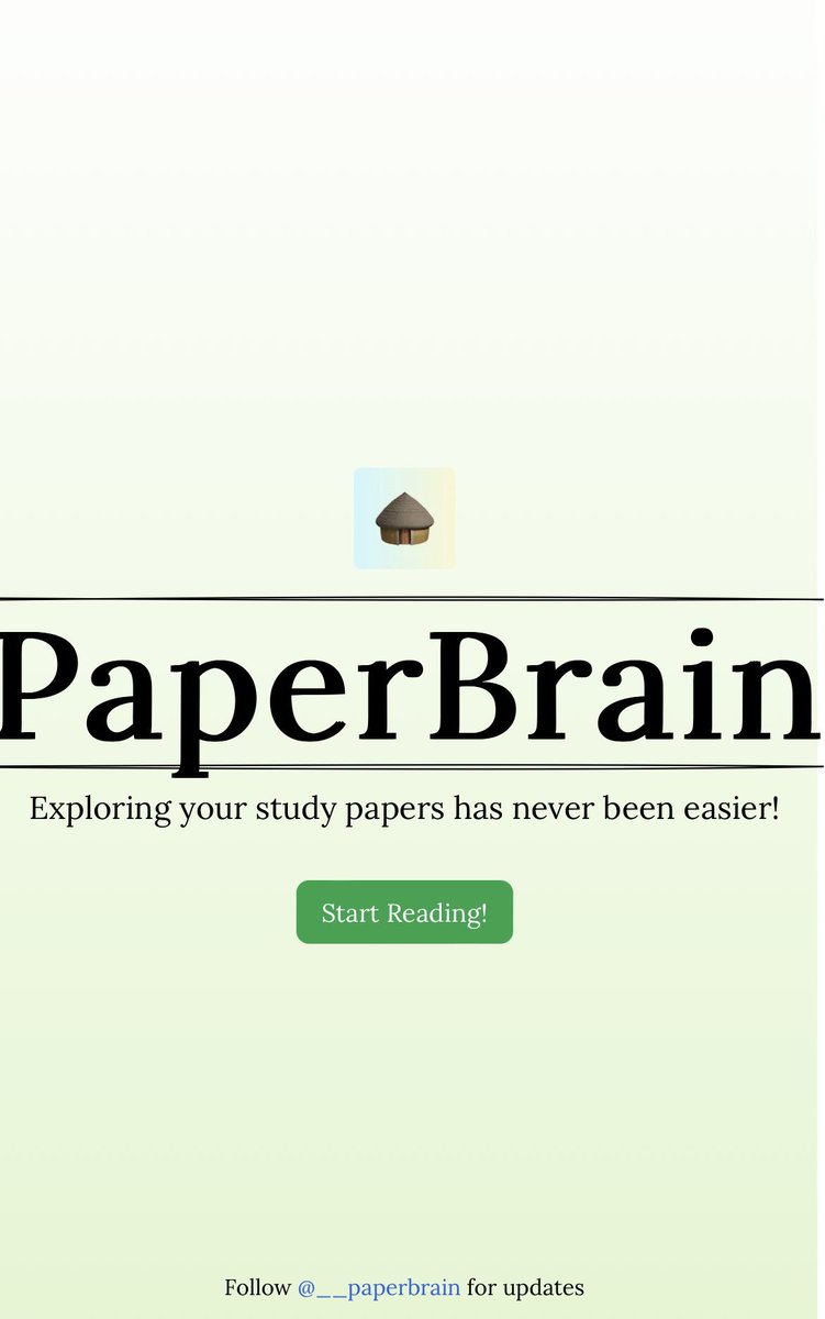 سعيد الكلباني on Twitter: "موقع خرافي للباحثين🔸🔸 http://paperbrain.study مدعم بالذكاء الاصطناعي ...