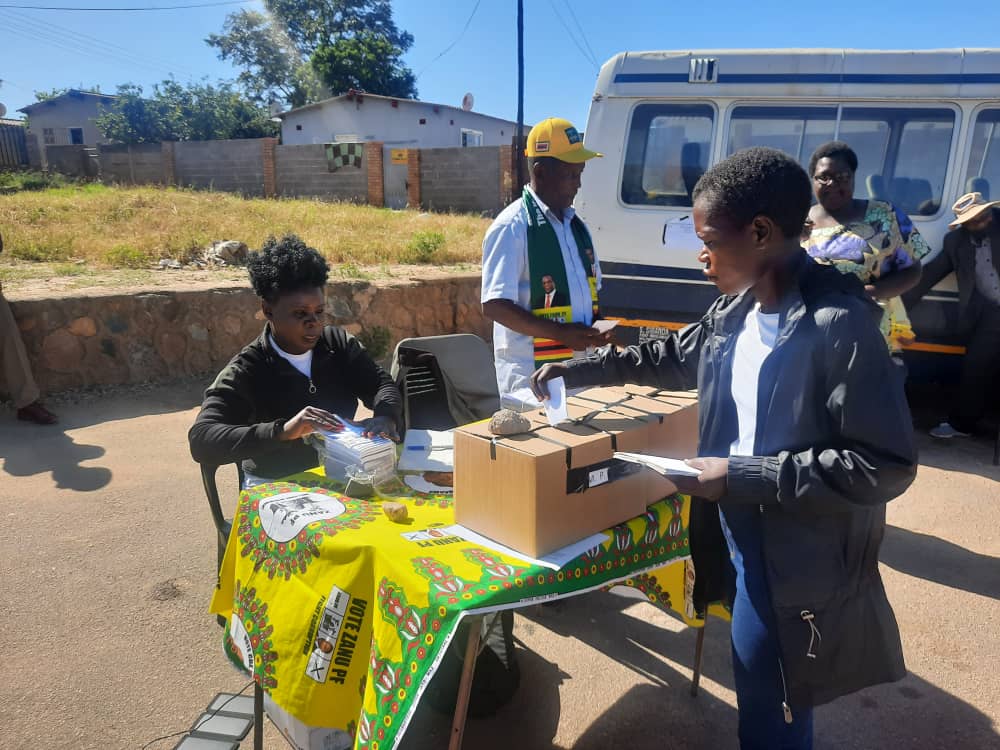 ZBC News Online on Twitter: "ZANU PF Primary Elections Update: Voting underway at Nkulumane ...