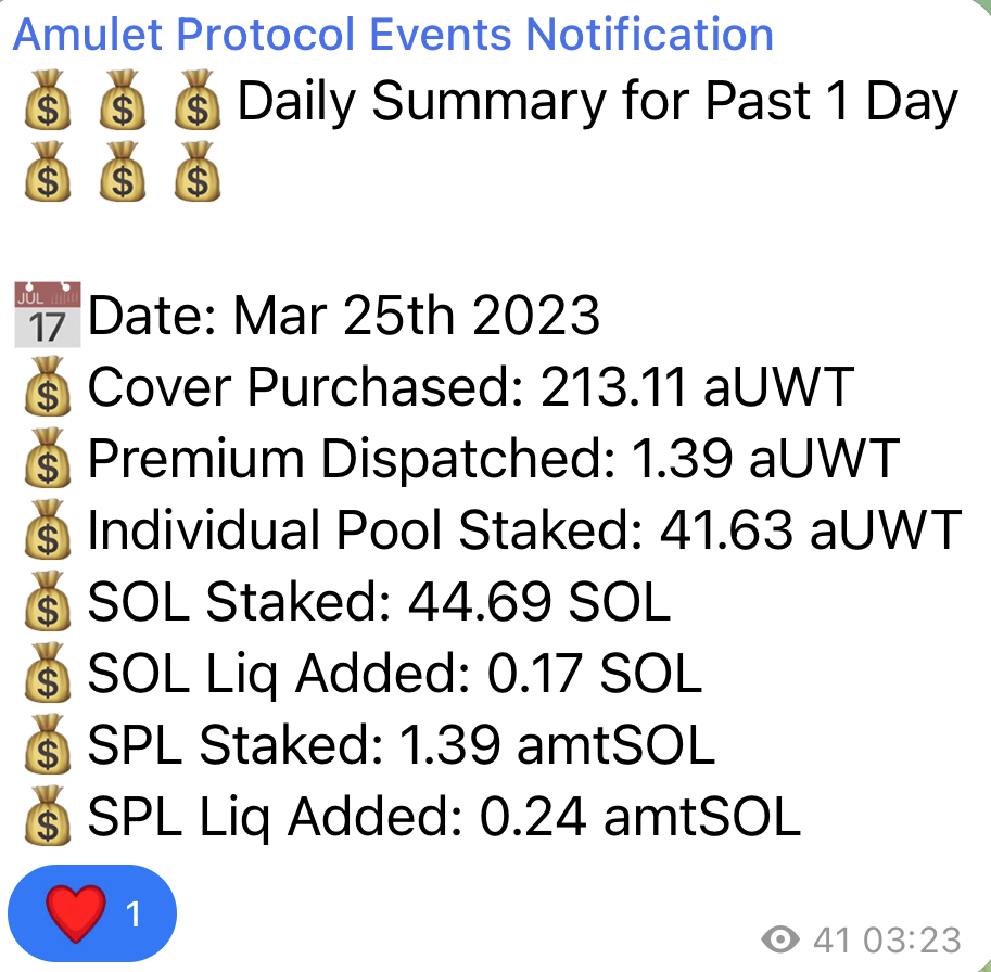 Amulet Protocol on Twitter: "Did you know #Staturday is every day with our new TG events ...
