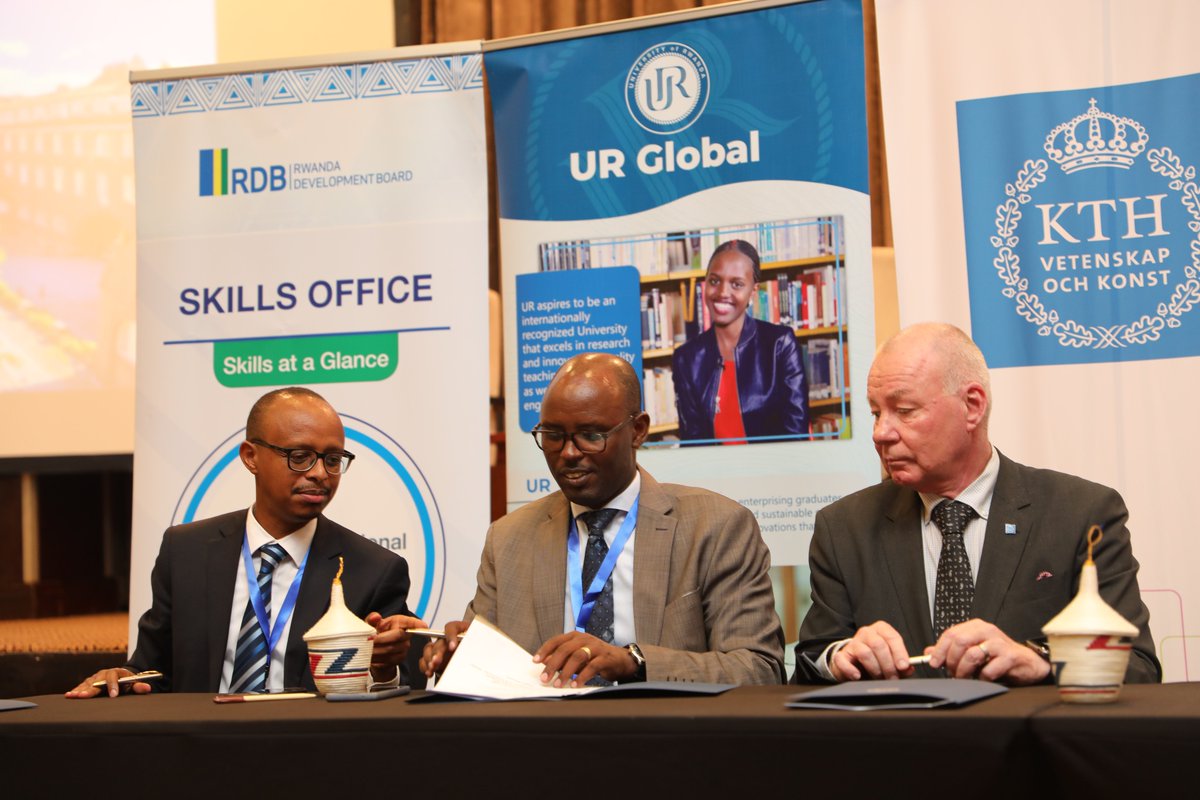 University of Rwanda on Twitter: "Thrilled for the signing of MoU btn @KTHuniversity, UR & other ...