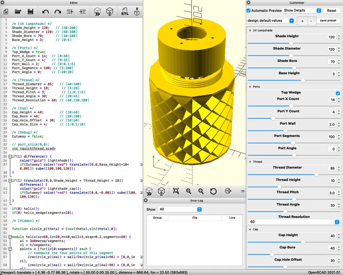 Naomi Wu 机械妖姬 on Twitter: "OpenSCAD has the advantage of being Free/Open Source Software, snd ...