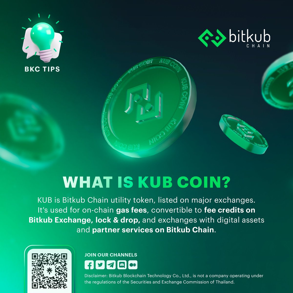 Bitkub Chain on Twitter: "💡BKC Tips We just announced that KUB Coin is now listed at ...
