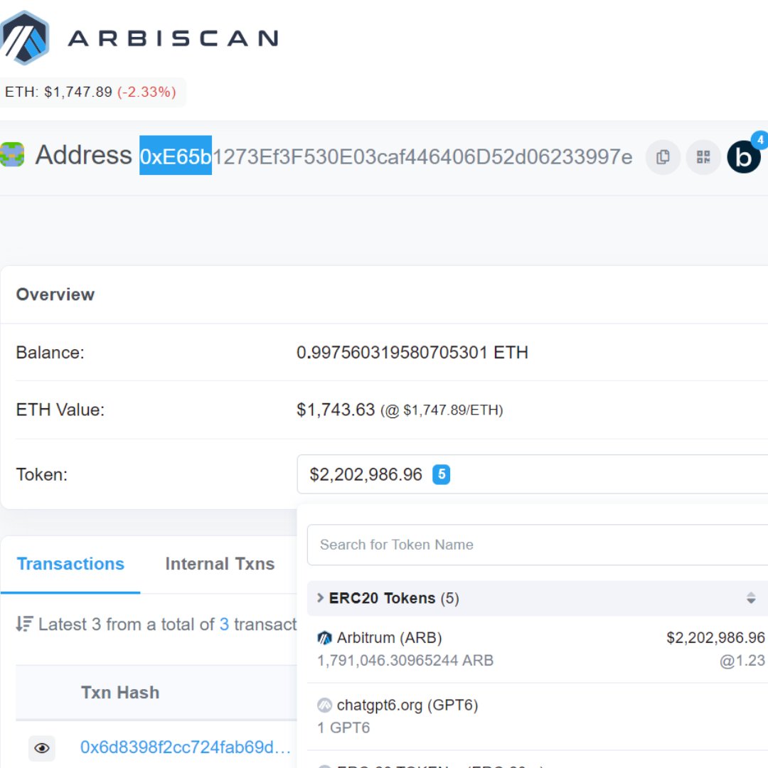 The $ARB airdrop made Millionaires 💰 🤑 overnight! Who were the largest ...