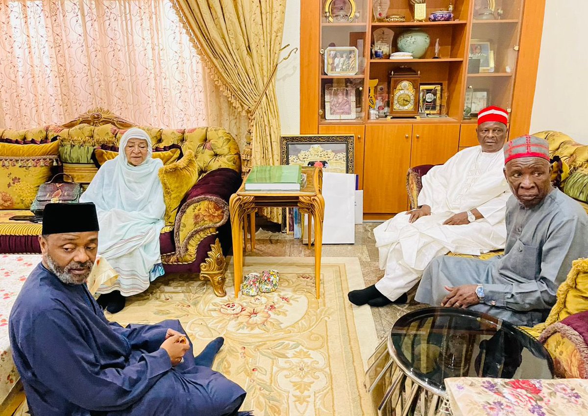 Rabiu Musa Kwankwaso on Twitter: "Today, I paid a condolence visit to the former First Lady ...