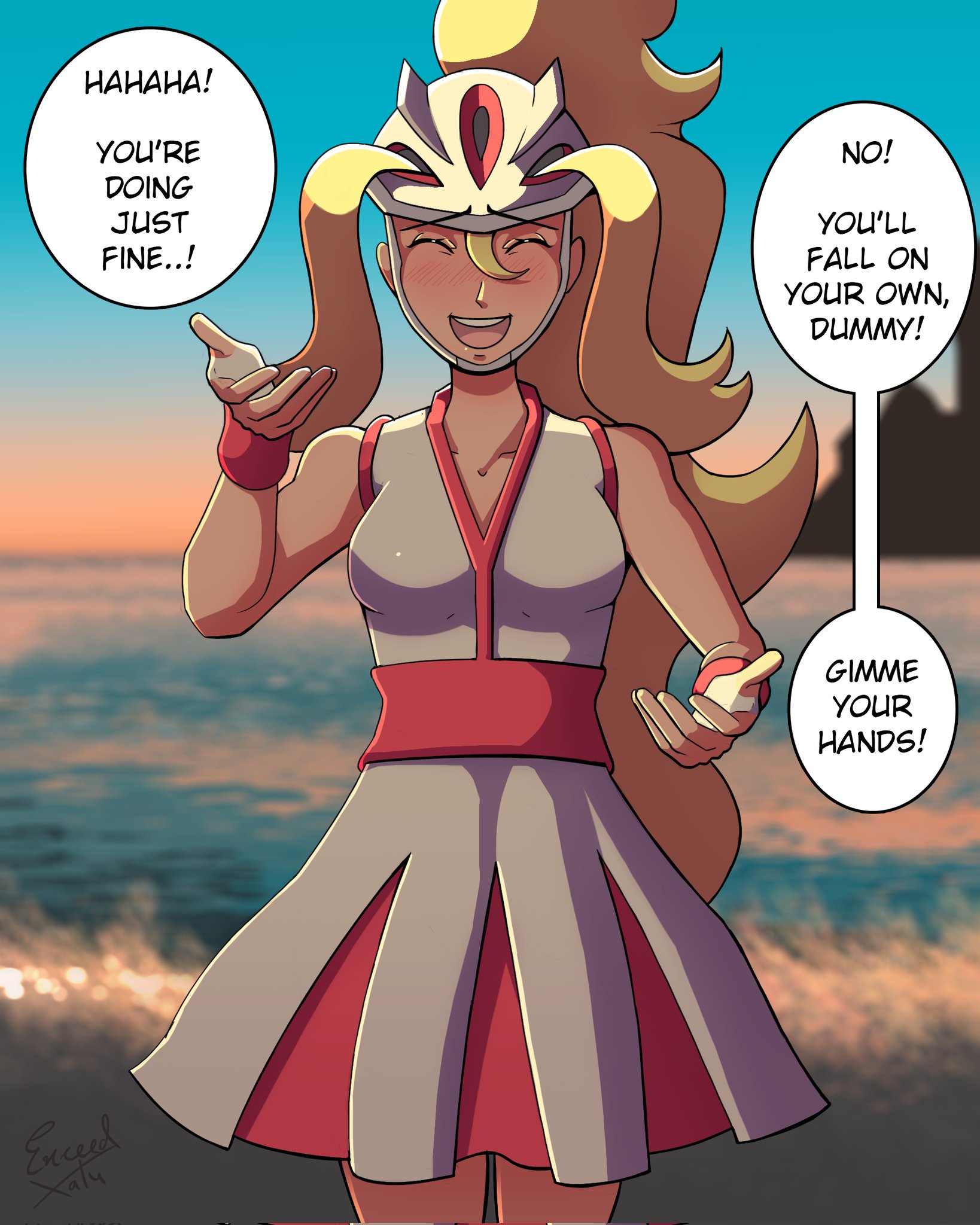 Korrina Pokemon Deviantart Primarina By Alexalan.deviantart.com On