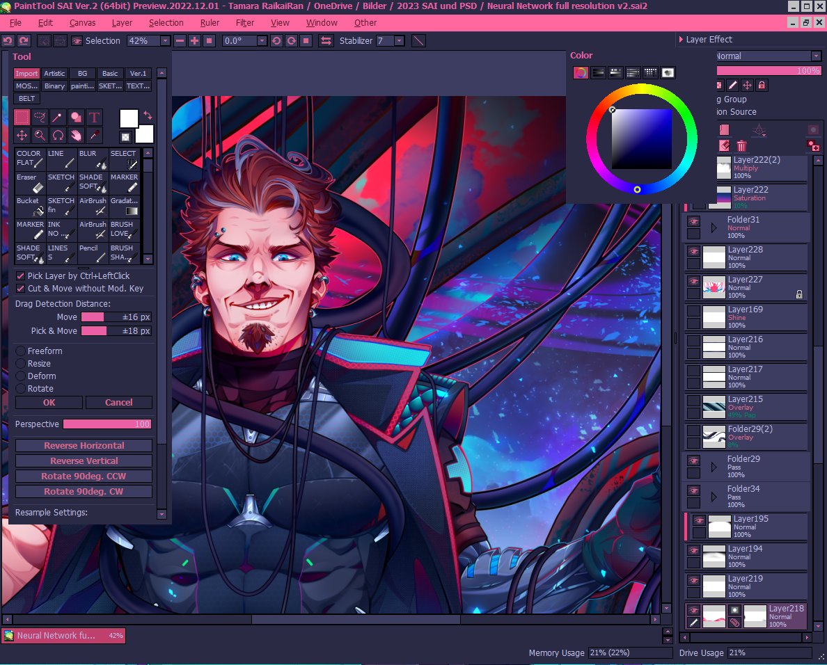 💉- RAIKAIRAN -💉Artist on Twitter: "since I got a lot of asks why my SAI is dark. DeviantArt user ...