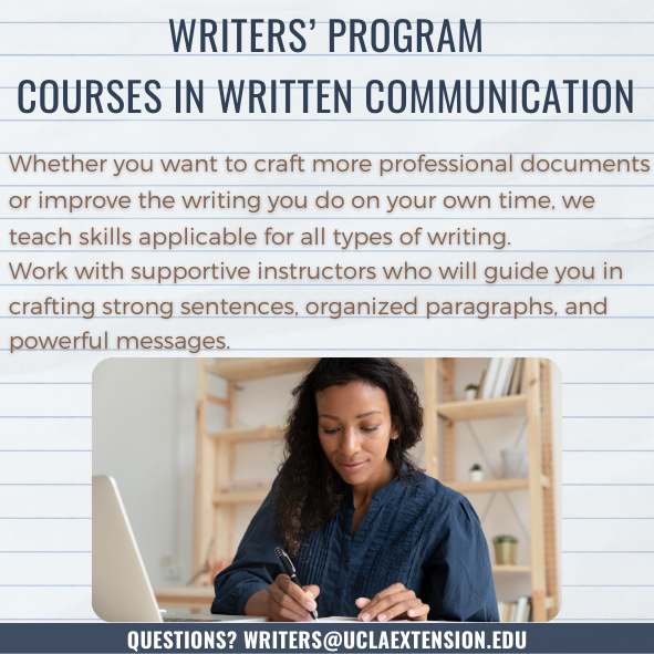 Writers' Program on Twitter: "We teach skills applicable for all types of writing. Work with ...