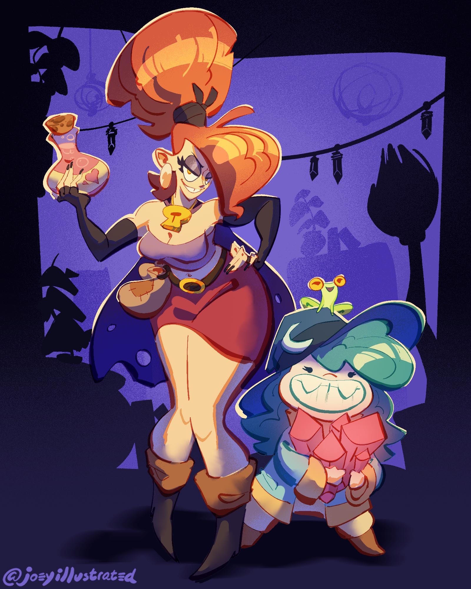 Joey 🩺 on Twitter: "art trade with @cosmos_mad 🐸🧁 https://t.co/KfUYb3yclD" / Twitter