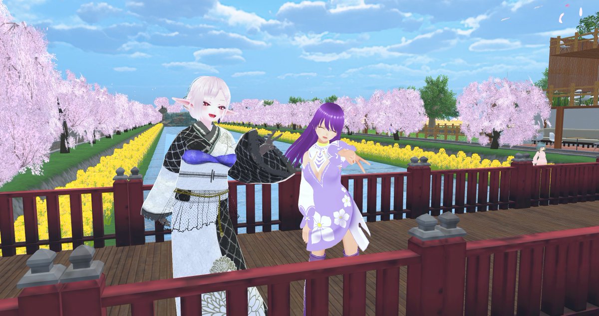 SpritePlum on Twitter: "桜満開すてきです！ #cluster https://cluster.mu/w/8214f25a-14e9-46c5-8ea0 ...