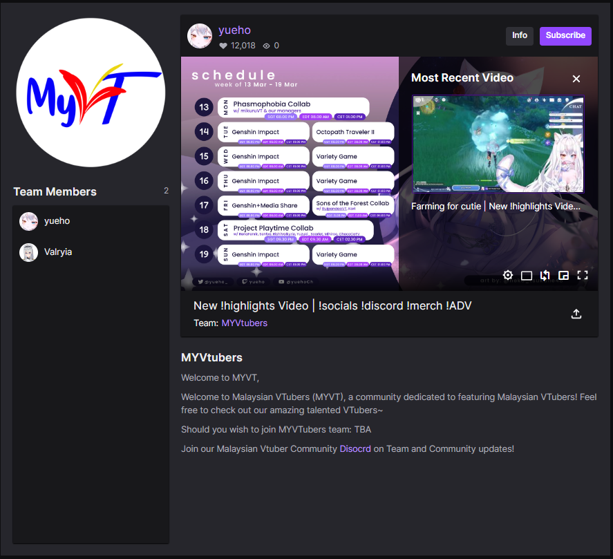 Yue ゆえ 🐈🌙 Moon Goddess Vtuber on Twitter: "I have created a #MYVTUBER Twitch Team. For my mutual ...