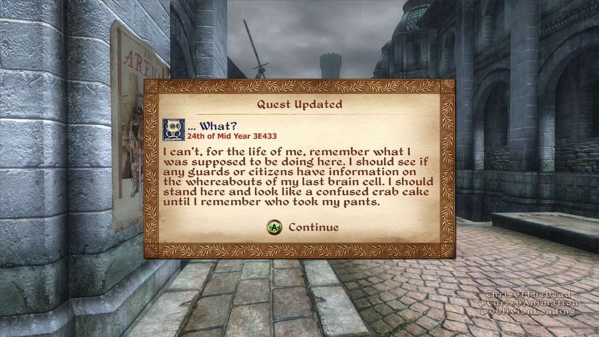 Oblivion Loading Screens on Twitter: Oblivion Loading Screens on Twitter: