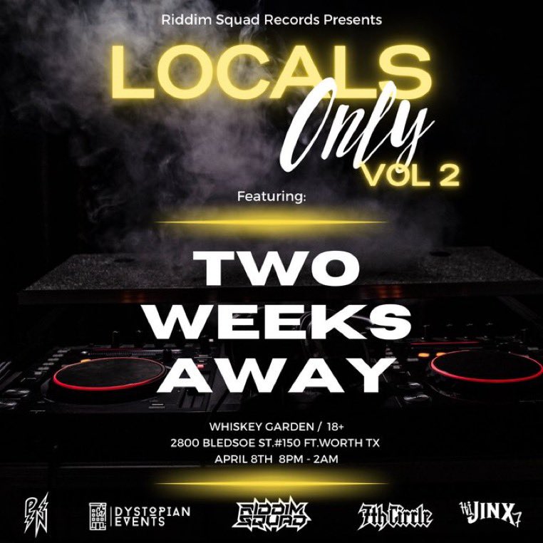 XILEofficial on Twitter: "TWO WEEKS AWAY FROM ME AND @djJustJosh WRECK THIS SHIT!!!!! @riddim ...