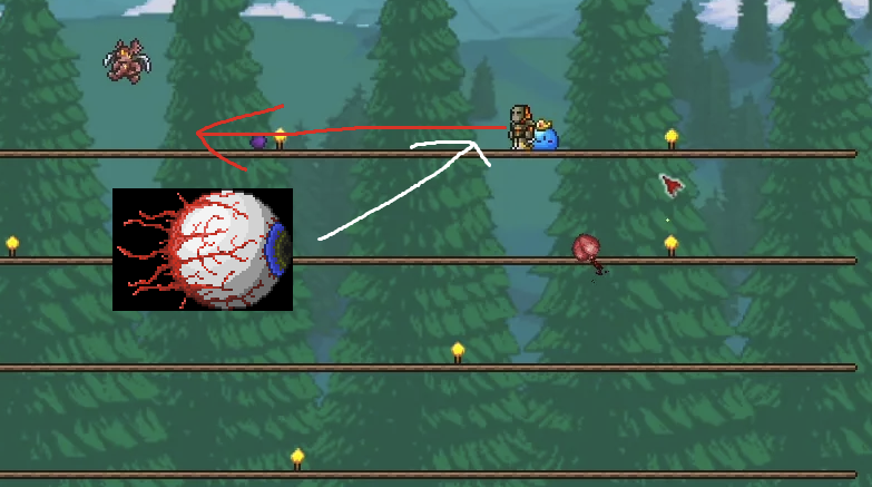 Terraria Eye Of Cthulhu Arena