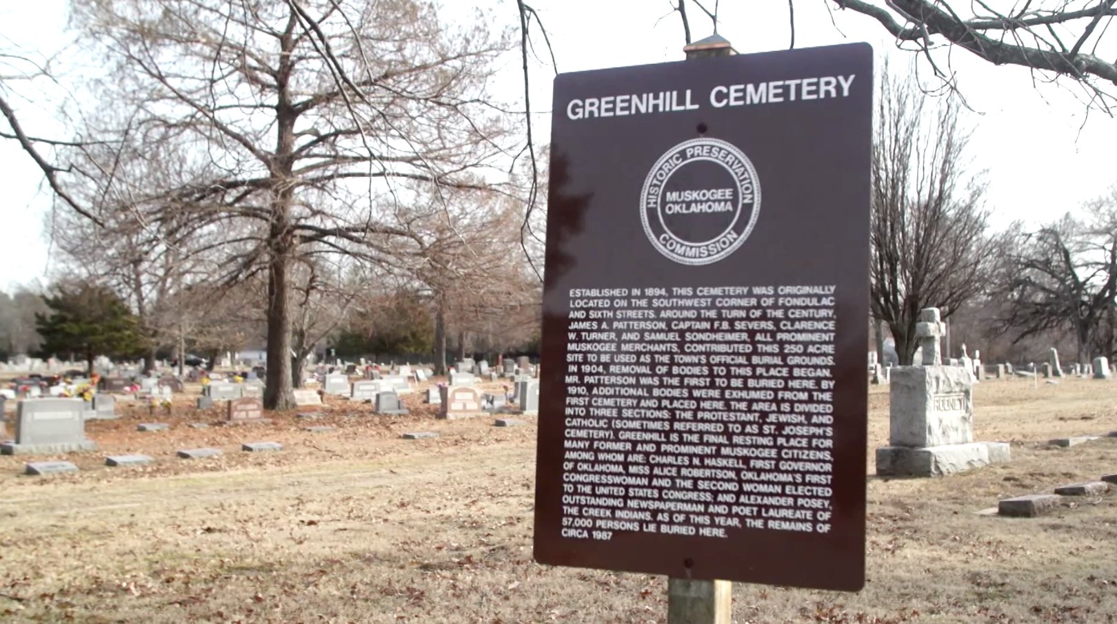 Oklahoma On Historic Cemeteries