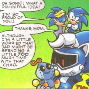 「In Archie's Sonic the Hedgehog, Sonic's family owns what app」Semi ...