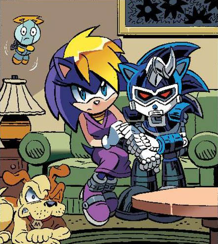「In Archie's Sonic the Hedgehog, Sonic's family owns what app」Semi ...