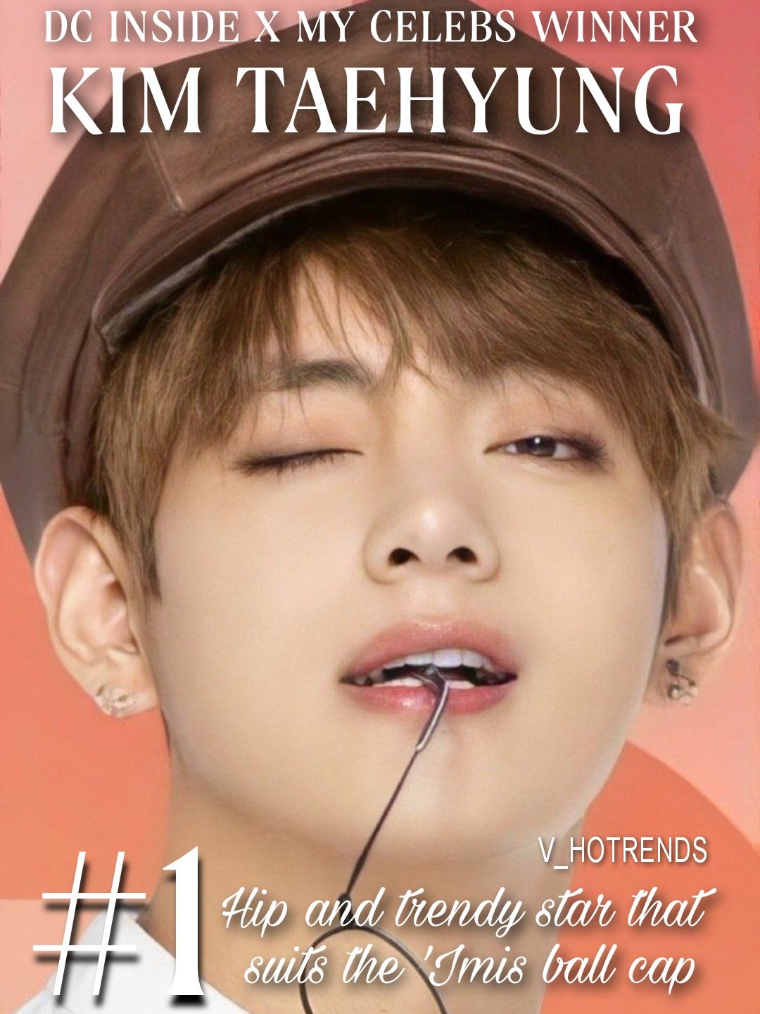BTS V HOTRENDS on Twitter: "Kim Taehyung /BTS V won #1 place as "Hip and trendy star that suits ...