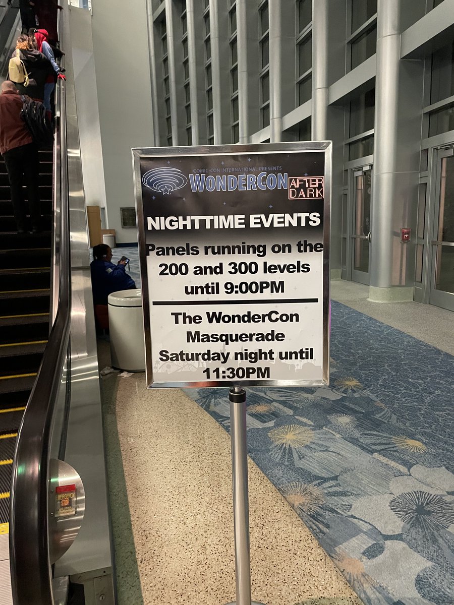 SDCC Unofficial Blog on Twitter: "#WonderCon After Dark! Programs until 9, Masquerade until 11: ...