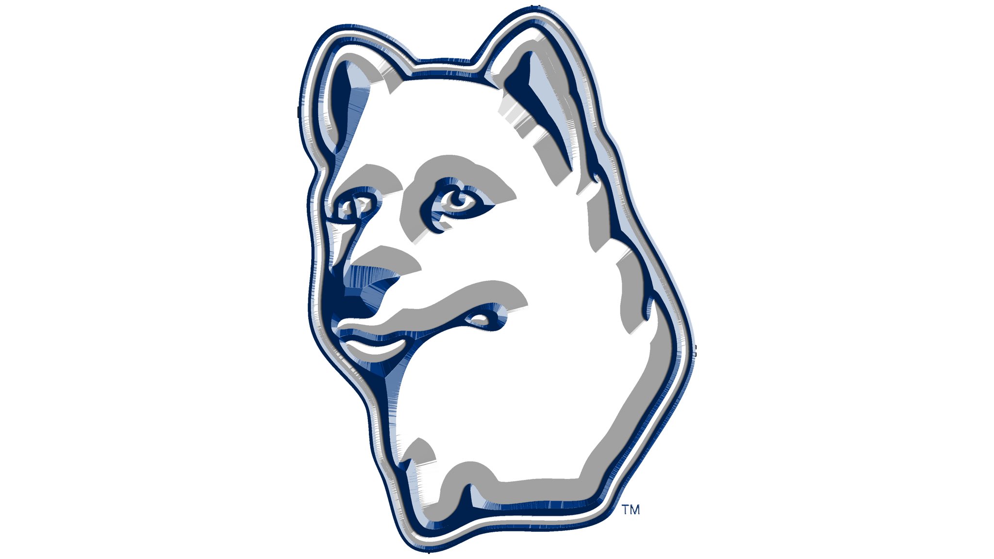 Uconn Husky Logo 1959