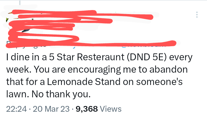 pop🎈idol on Twitter: "clearly incorrect, but so is the statement that D&D is McDonald's, because ...