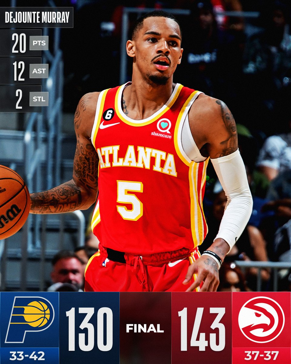 NBA on Twitter: "Dejounte's double-double helped the @ATLHawks pick up the W at home! Clint ...